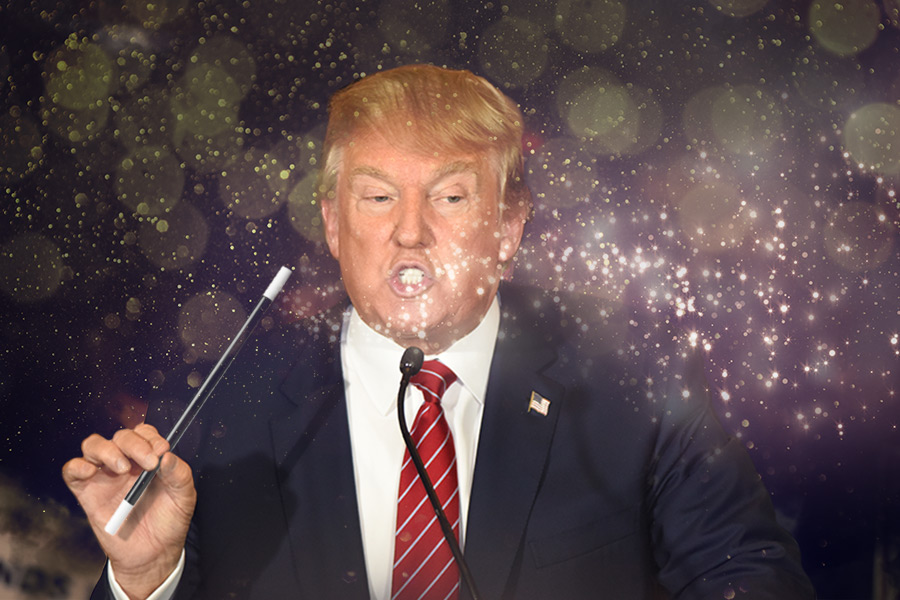Donald Trump & his magic disappearing council trick | Performance ...