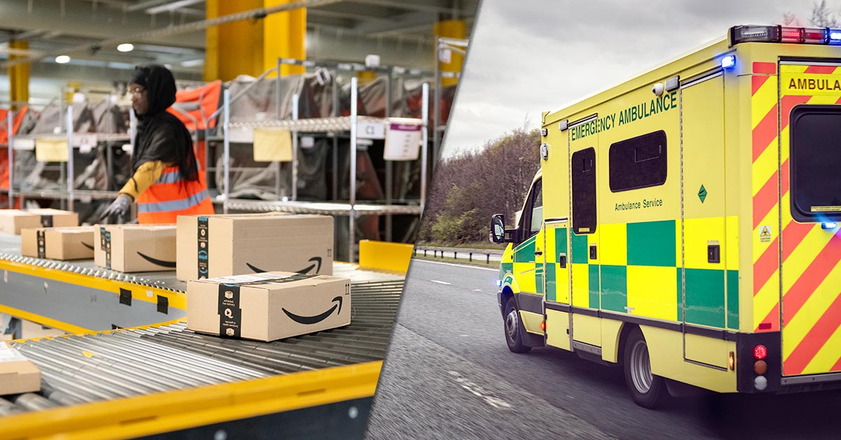 Amazon BLASTS critics amid SPIKE in ambulance calls to its warehouses ...