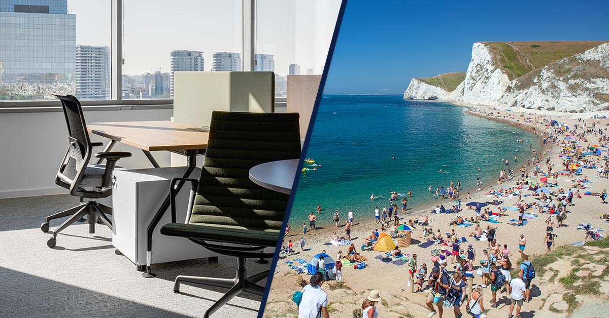 One in five employees is off today, creating ghost town offices across ...