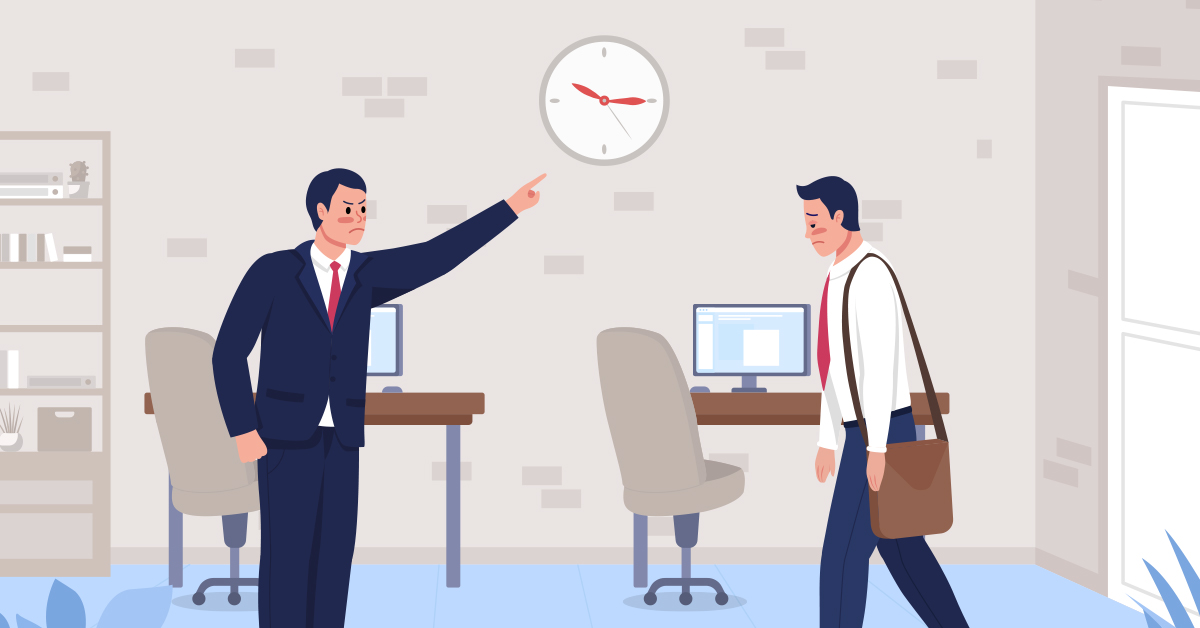 Punctuality is key, but is this punishment for late staff a step too ...