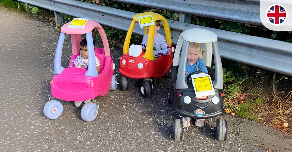 Hundreds of dads plaster 'paternity charge' notices over the UK to ...