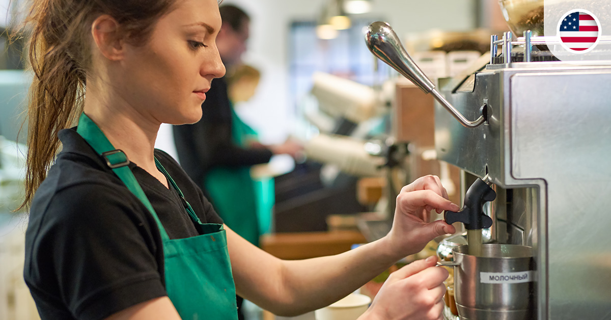 Starbucks Barista Working DEVELOPMENT AT STARBUCKS